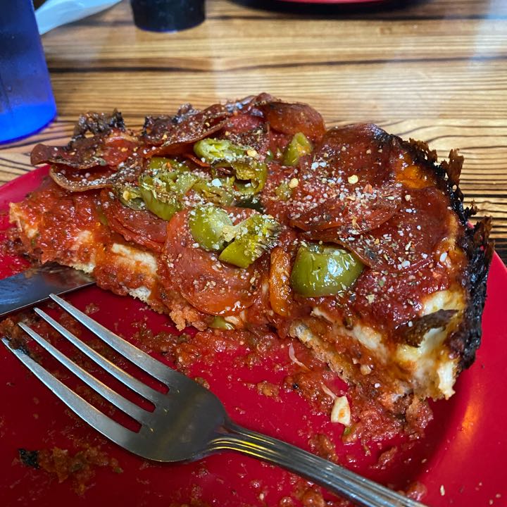 cozstradamus's Pizza Review at Pequod's Pizza - Chicago | One Bite